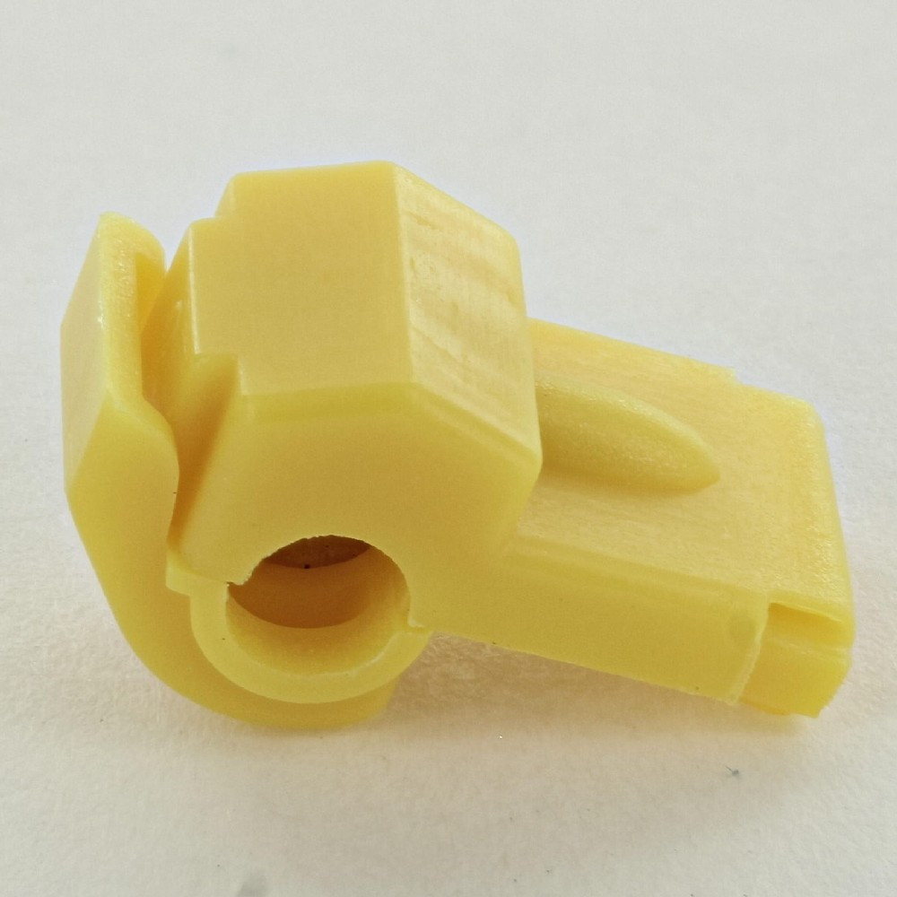 Yellow 12 Wire Gauge insulation-displacement-connectors (IDC)