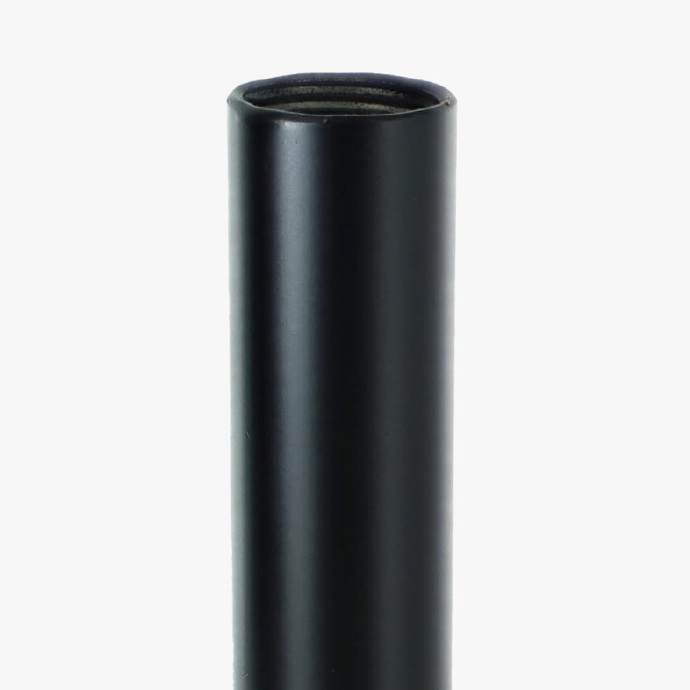 Choose Your Length Steel Pipe With 3/8IPS Female Threads - Black Finish