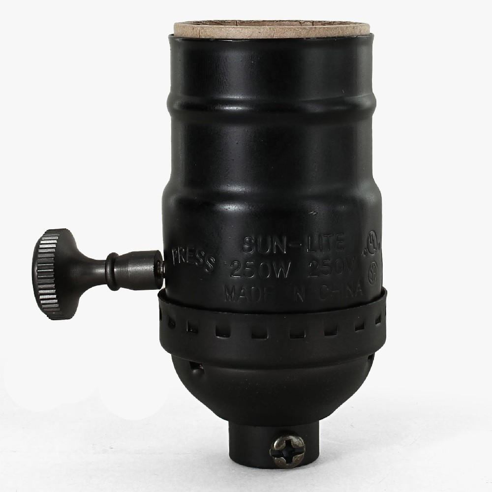 On-Off Turn Knob Socket With Removable Knob; 1/8 IPS; 3 Piece Stamped ...