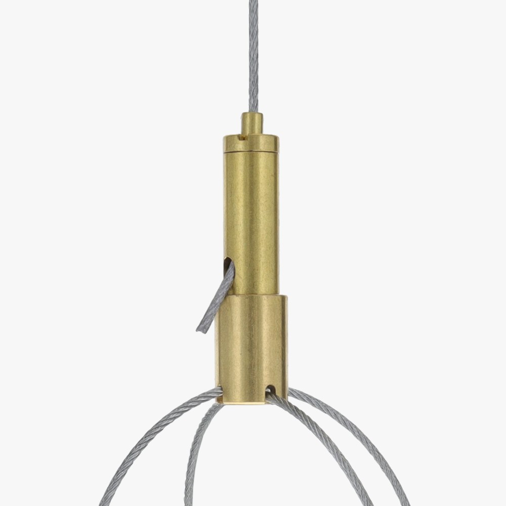4-Cable Exit Suspension Gripper for use with 1/16in (1.2-1.5mm) Steel ...
