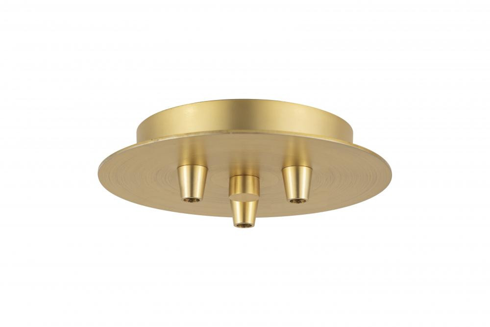 Choose your Color - 3 Light - 5-7/8in Round Multi Port Canopy