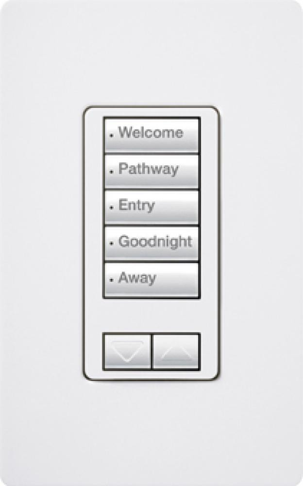 RA2 5BRL WALL KEYPAD PALLADIUM - Grand Brass Lamp Parts, LLC