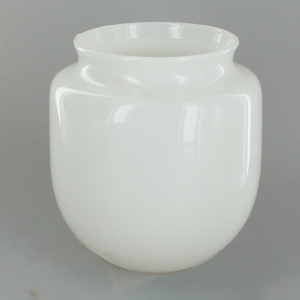 3-3/4in. Opal Round Bottom Cylinder Tube with 3in. Neck