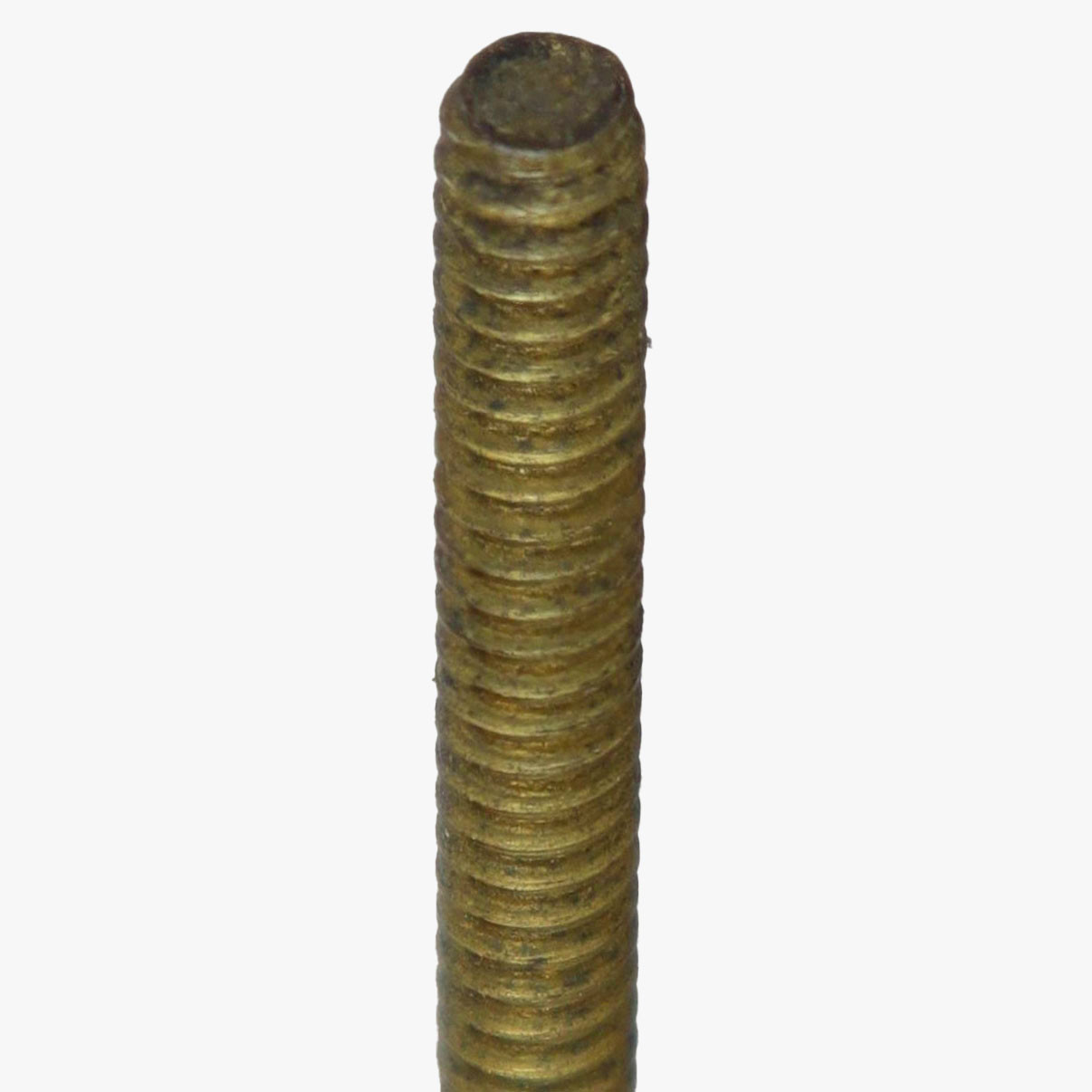 24in. Unfinished Brass 6/32ips. Solid Running Thread