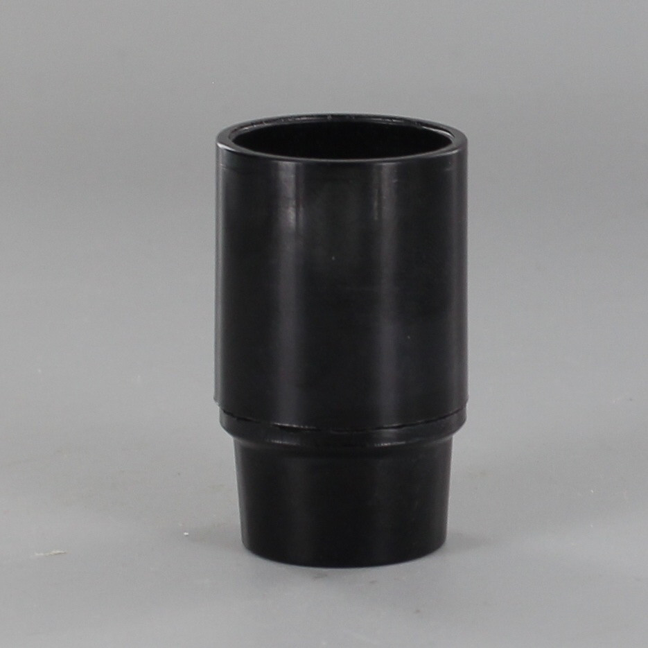 Black Candelabra Base Phenolic Socket with 1/8ips. Female Cap