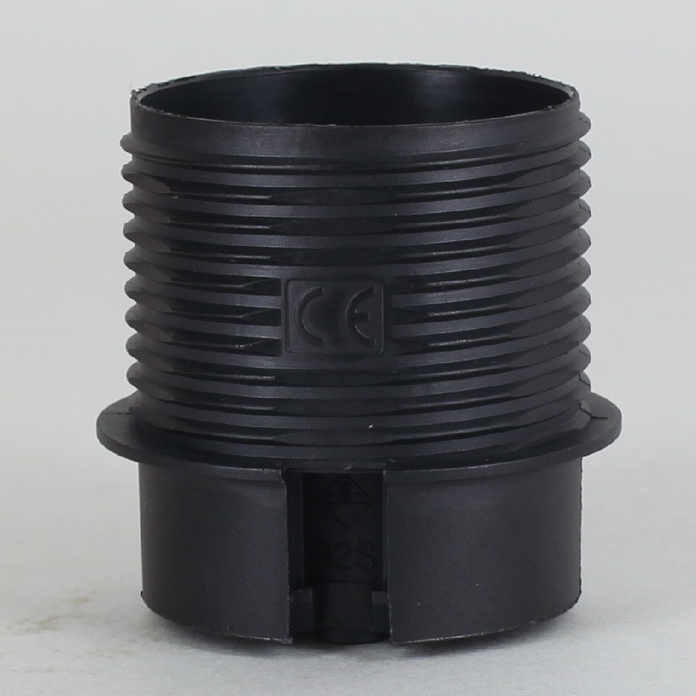 E-27 Black Threaded Skirt with Shade Rest Shoulder Thermoplastic Lamp ...