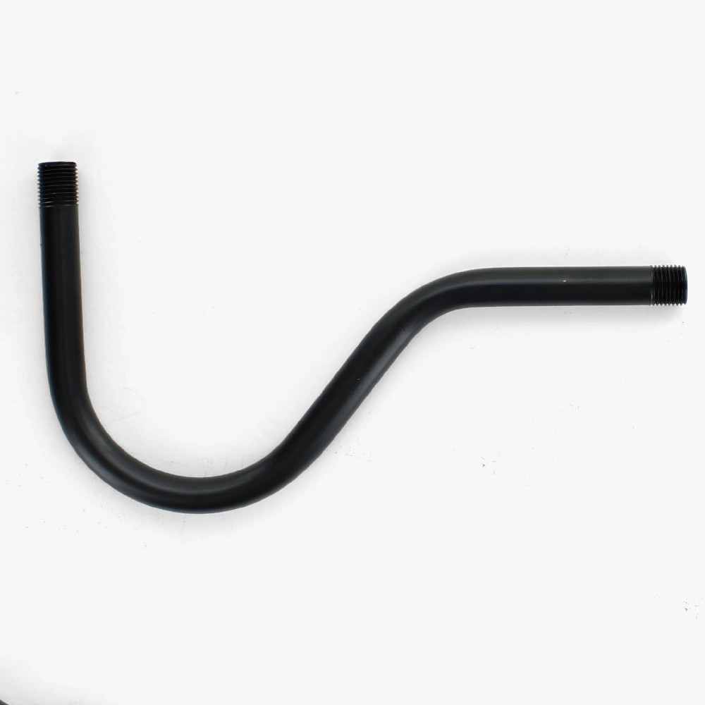 1/8ips Male Threaded 6in Long Pinup Arm - Black Finish