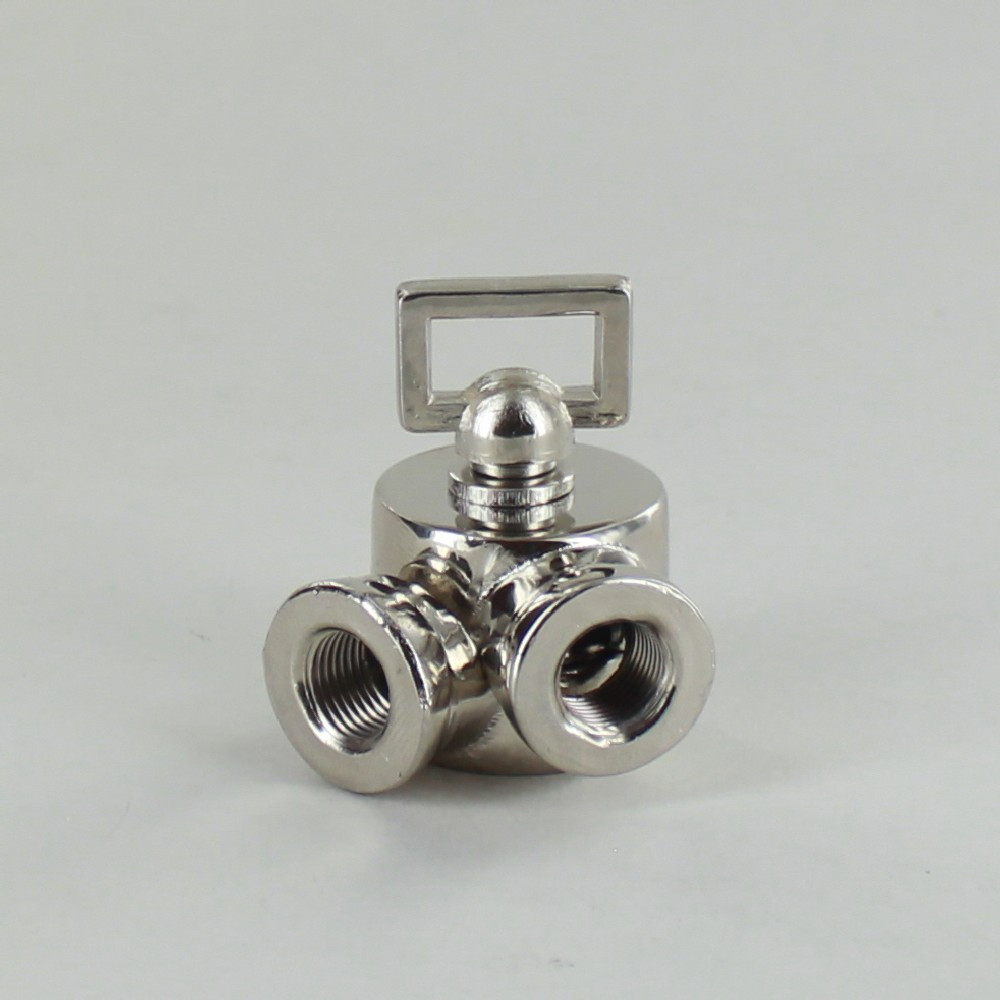 1/8IPS Female X 1/8IPS Female Threaded Nickel Plated Finish Cast Key ...