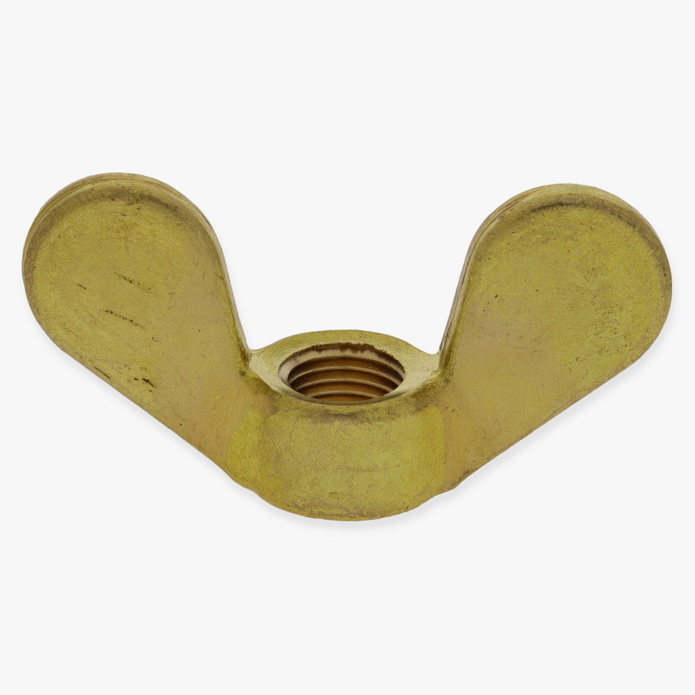 1/4ips - 2-1/2in Long x 1-1/4in H - Threaded Brass Wing Nut ...