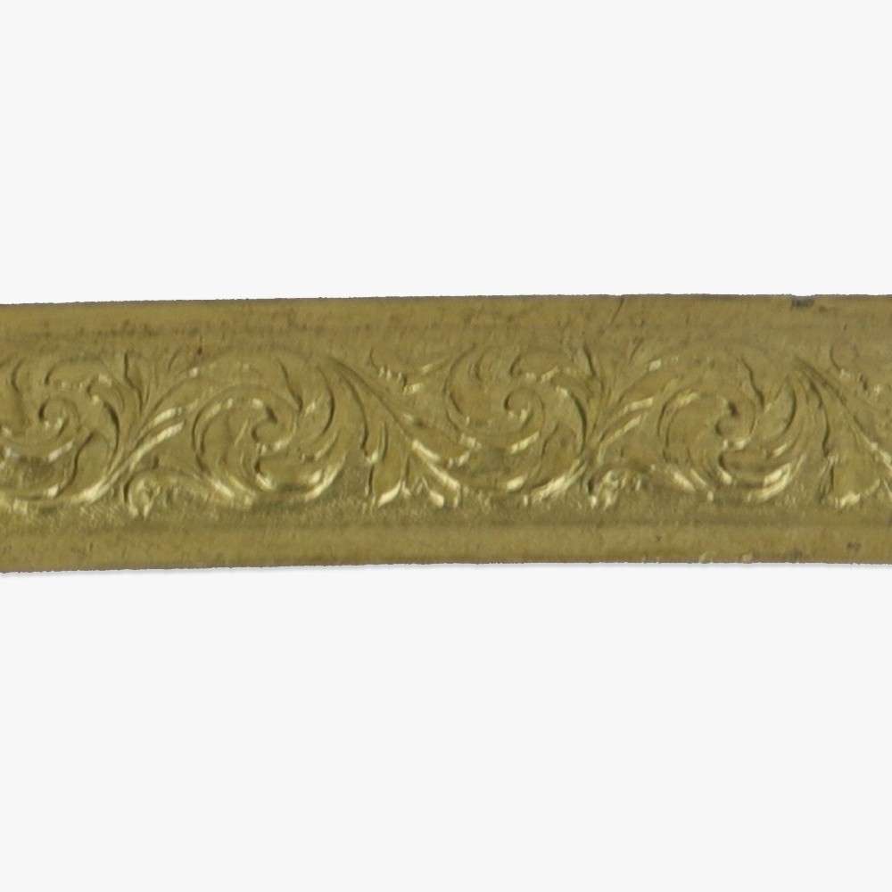 13mm (0.51in) Height Solid Ornamental Brass Banding