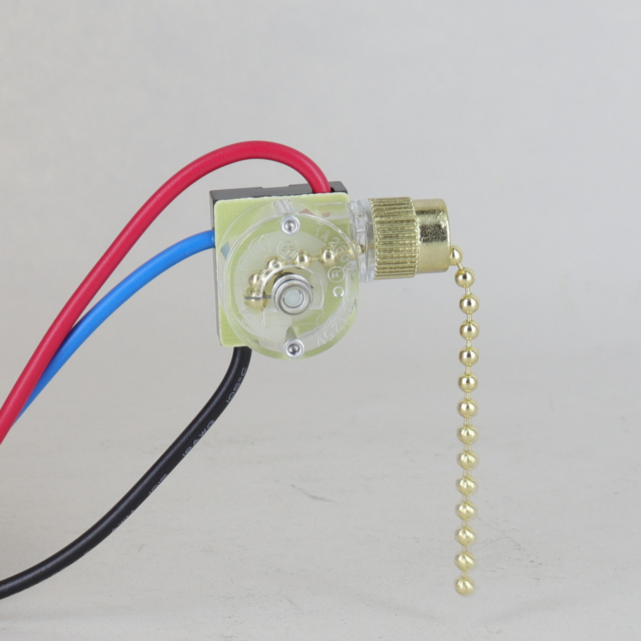 3-Way Canopy Pullchain Fan Light Switch - 3-Wire
