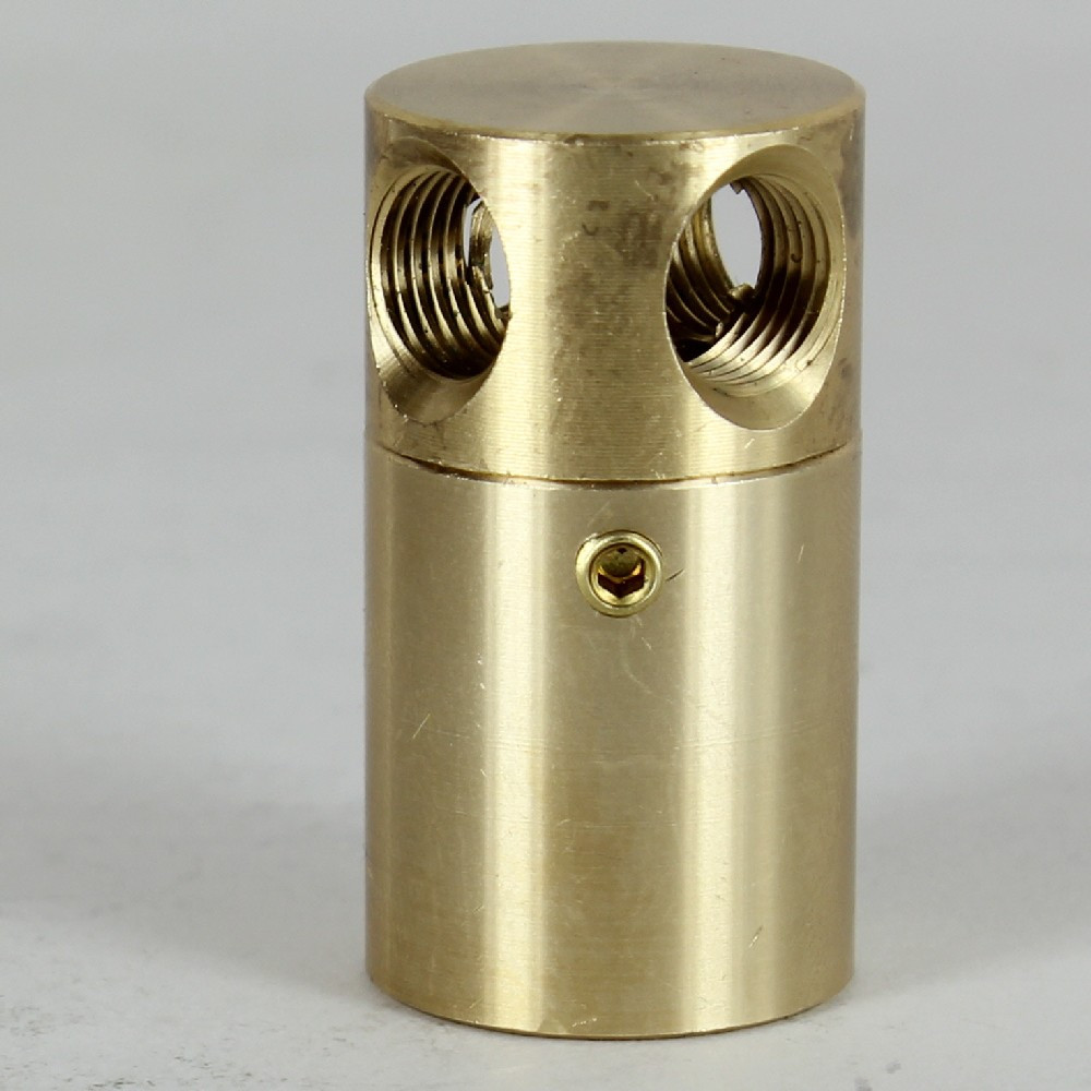 1/4ips X 1/8ips Threaded - 7/8in Diameter Rotating 4-Way Swivel Unit ...