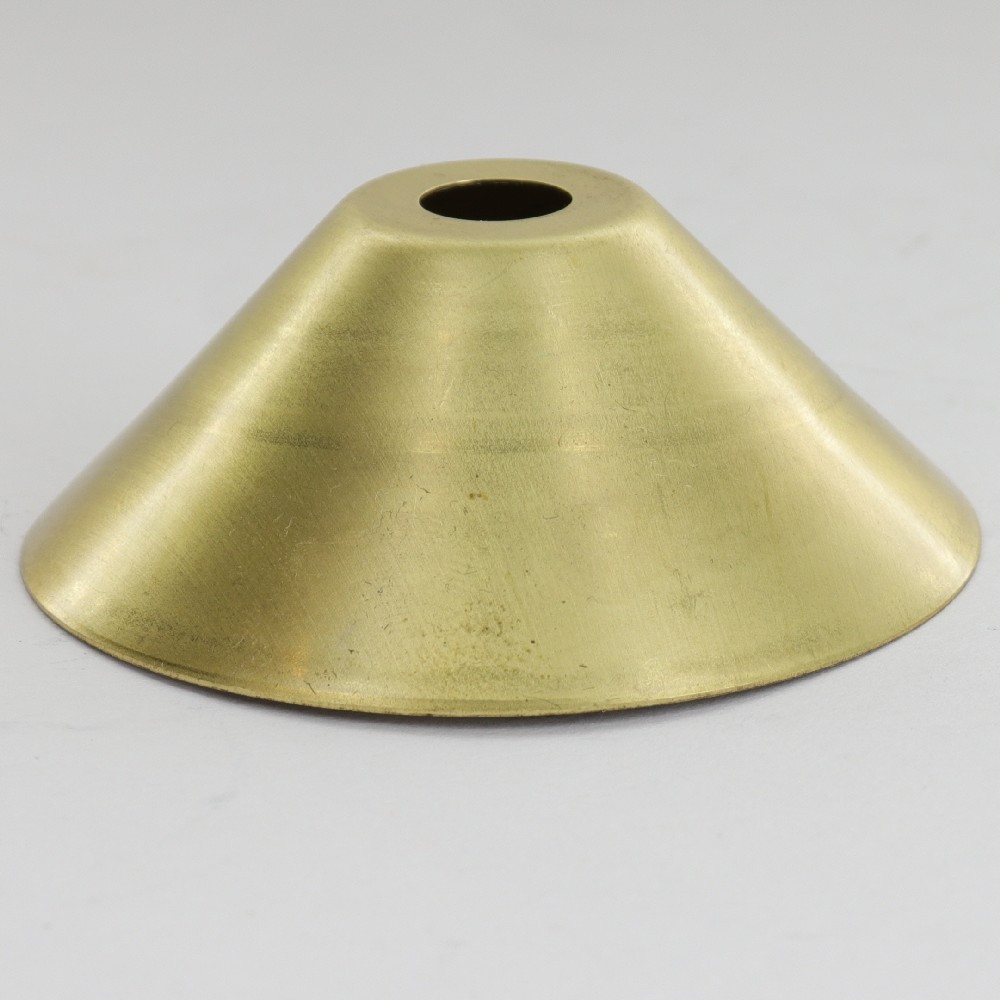 65mm (2-1/2in) Diameter Cone Cup - Unfinished Brass