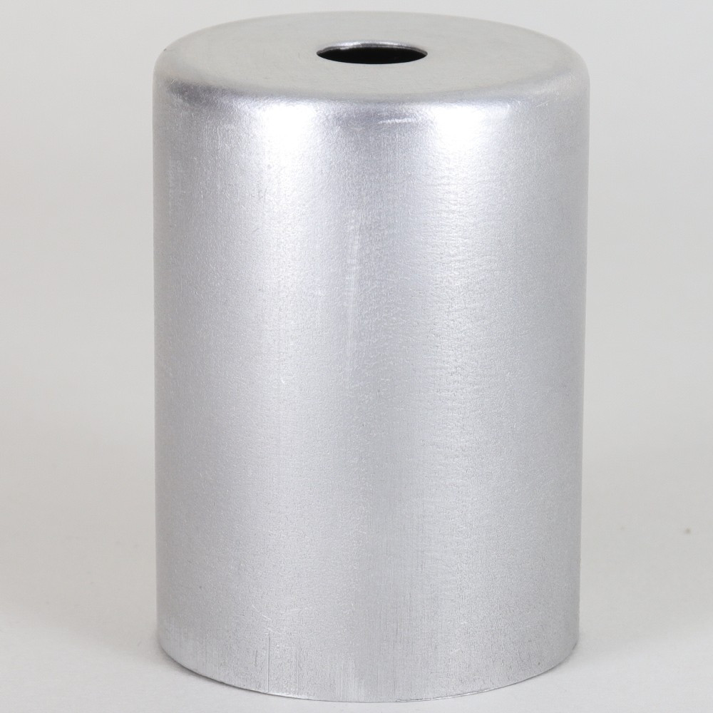 2-1/4in Tall Edison Lamp Socket Cup - Unfinished Aluminum