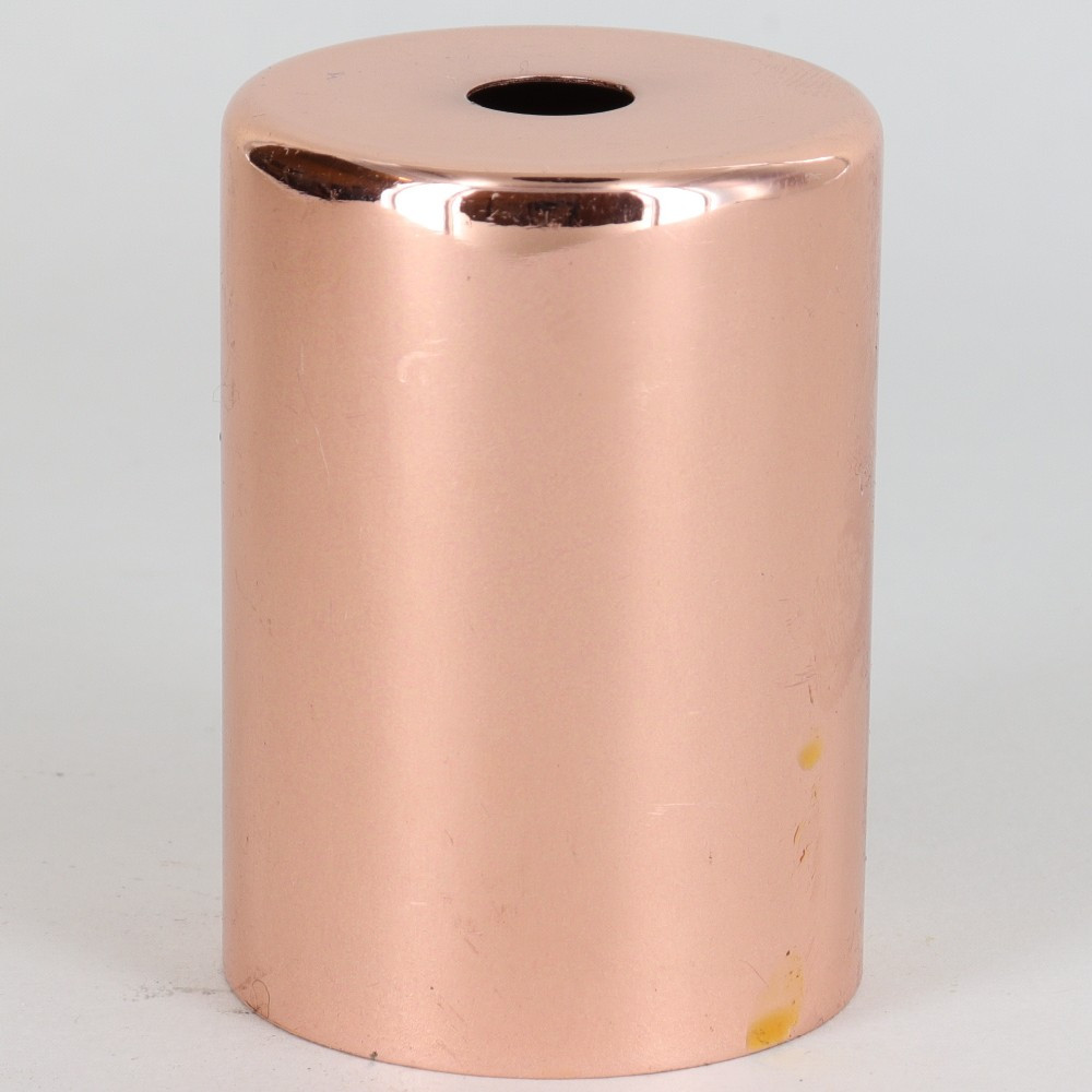 2-1/4in Tall Edison Lamp Socket Cup - Copper Plated