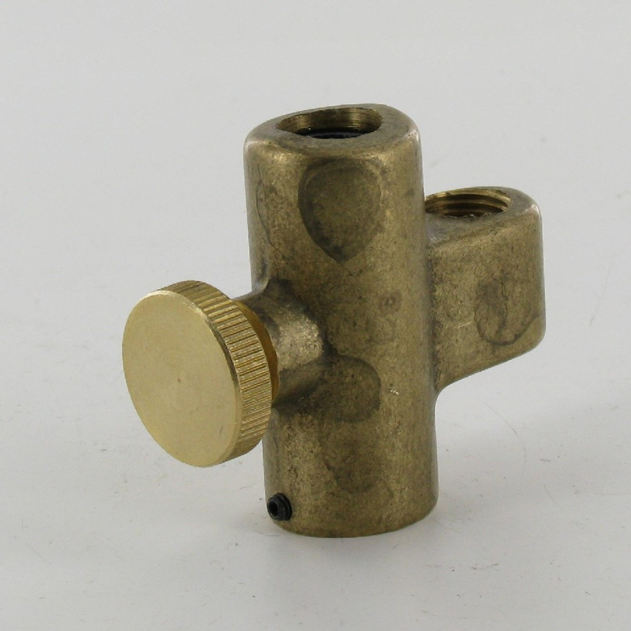 1/8ips. Slip and 1/8ips. Thread Sliding Adjuster with Knurled Screw Top