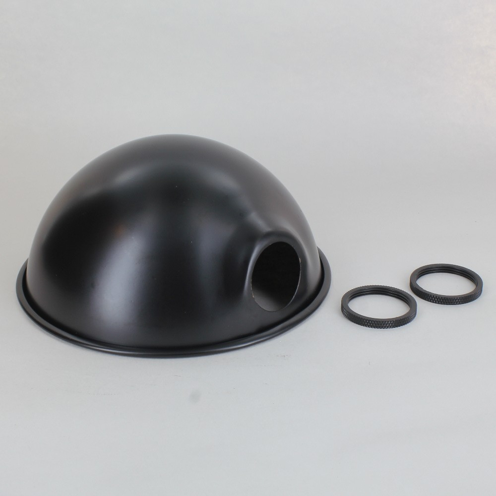 6-5/8in Parabolic Shade With 1-1/2in Hole And Uno Socket Threaded Rings ...