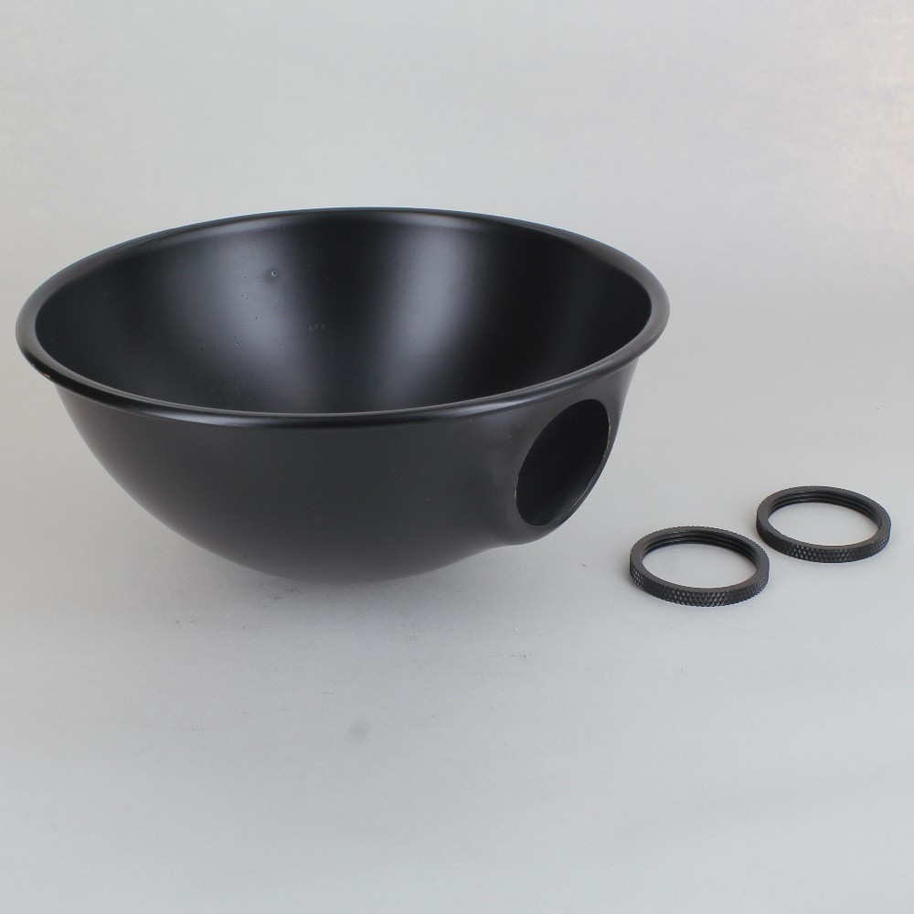 6-5/8in Parabolic Shade With 1-1/2in Hole And Uno Socket Threaded Rings ...