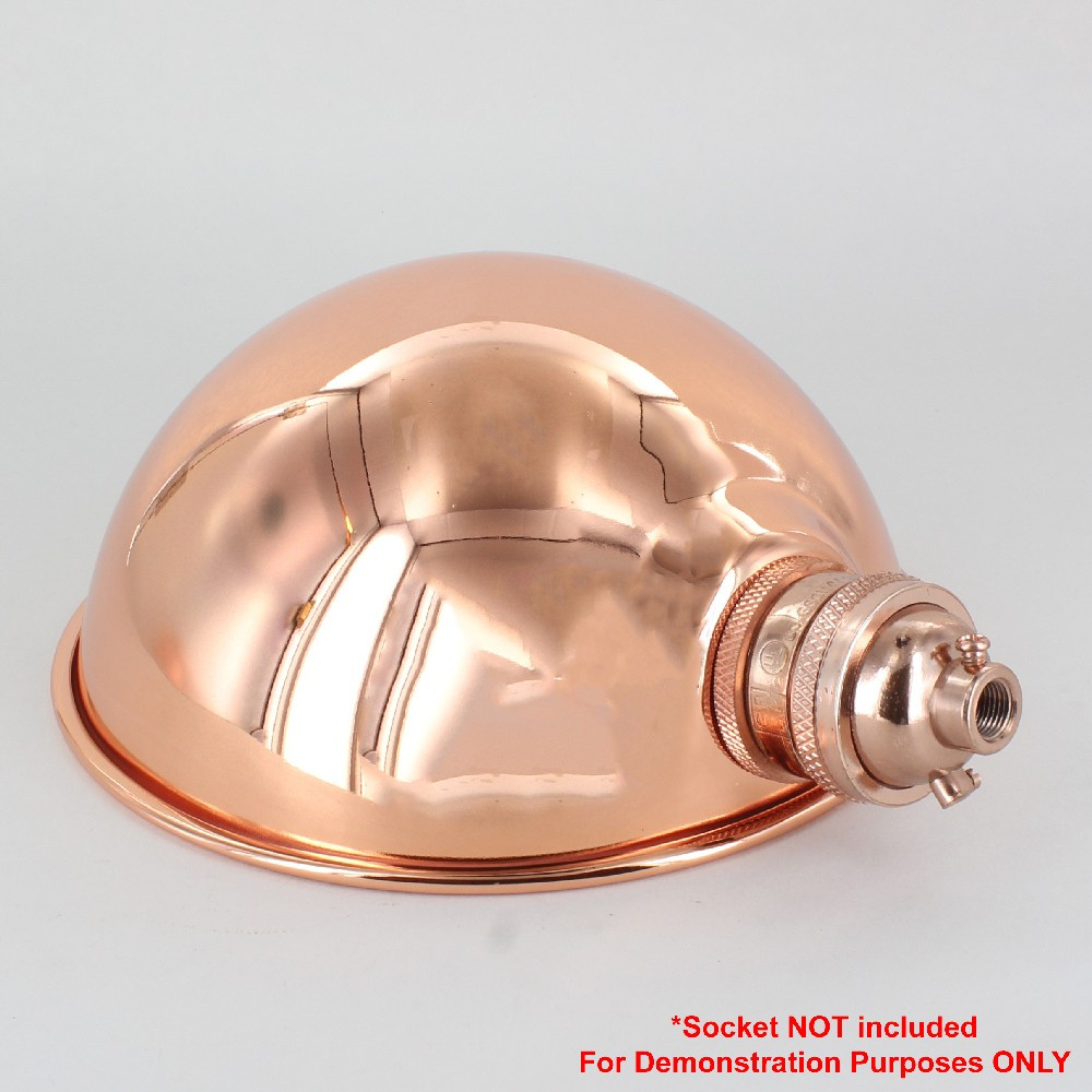 6-5/8in. Parabolic Shade With 1-1/2in Hole And Uno Socket Threaded ...