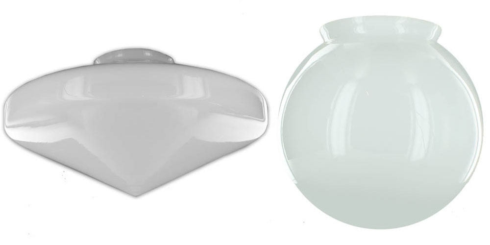 Glass Lamp Shades | Grand Brass Lamp Parts, LLC.