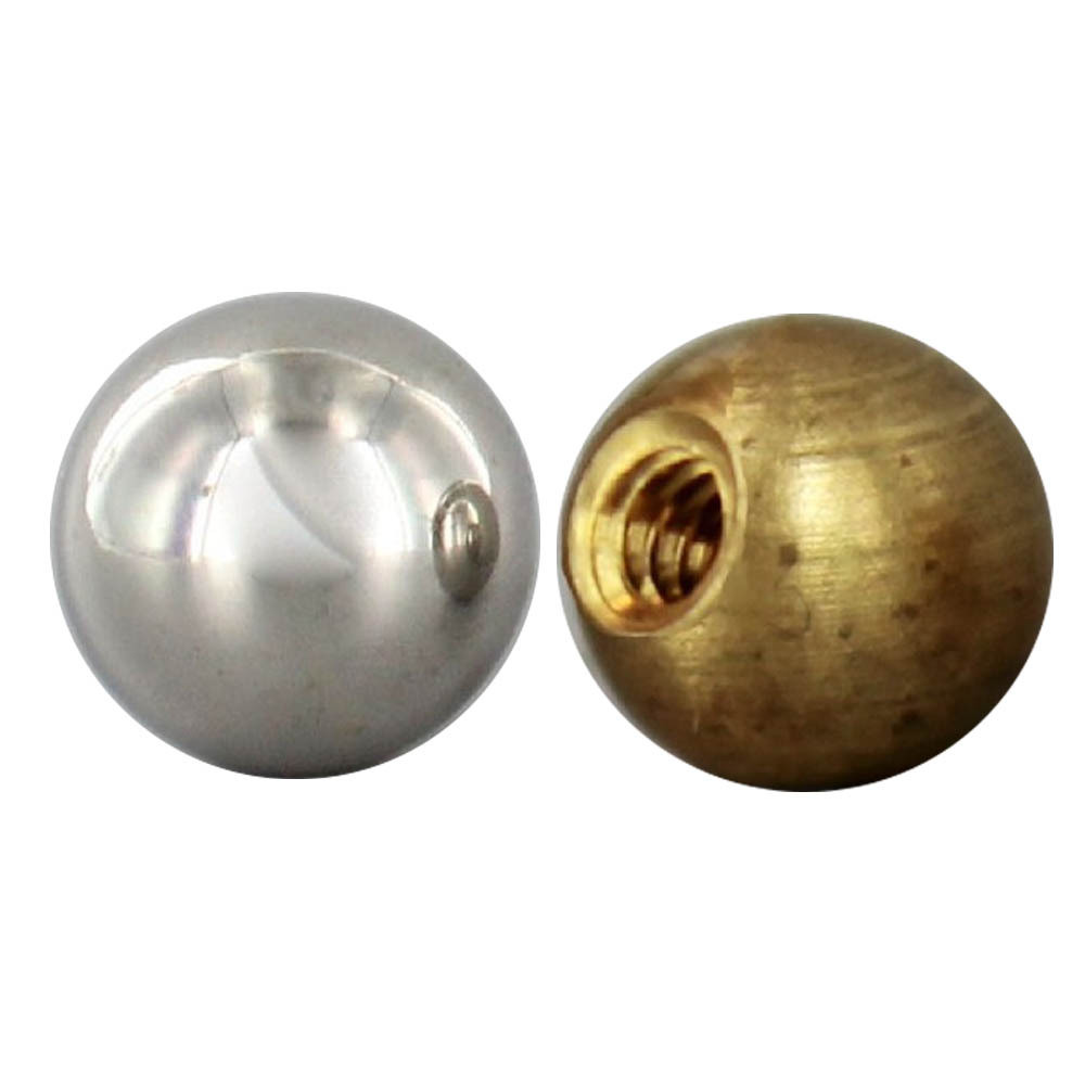 Solid Brass Turned Balls | Grand Brass Lamp Parts, LLC.