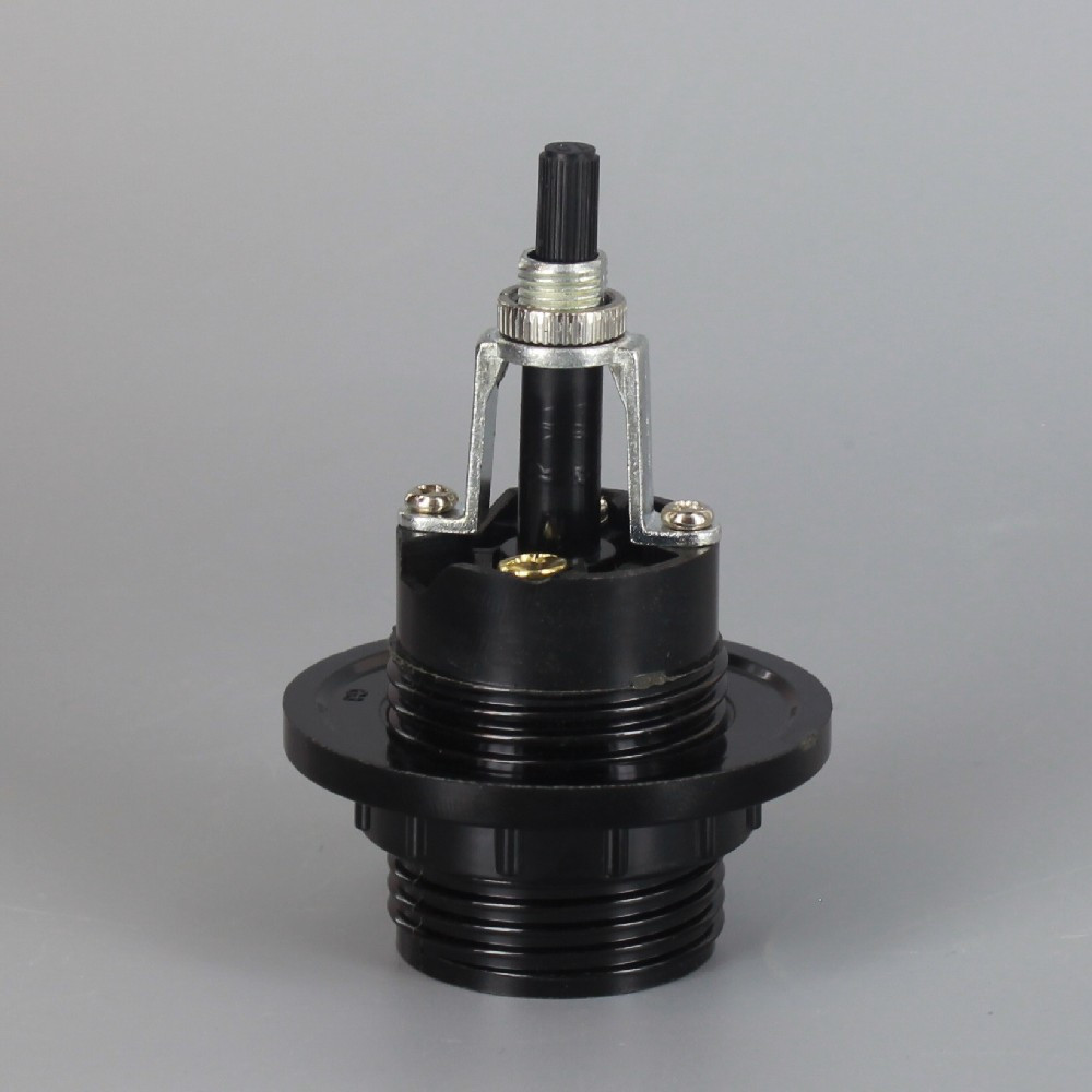 Threaded Skirt Phenolic Bottom Turn Socket with 2-1/8in. Shade Ring