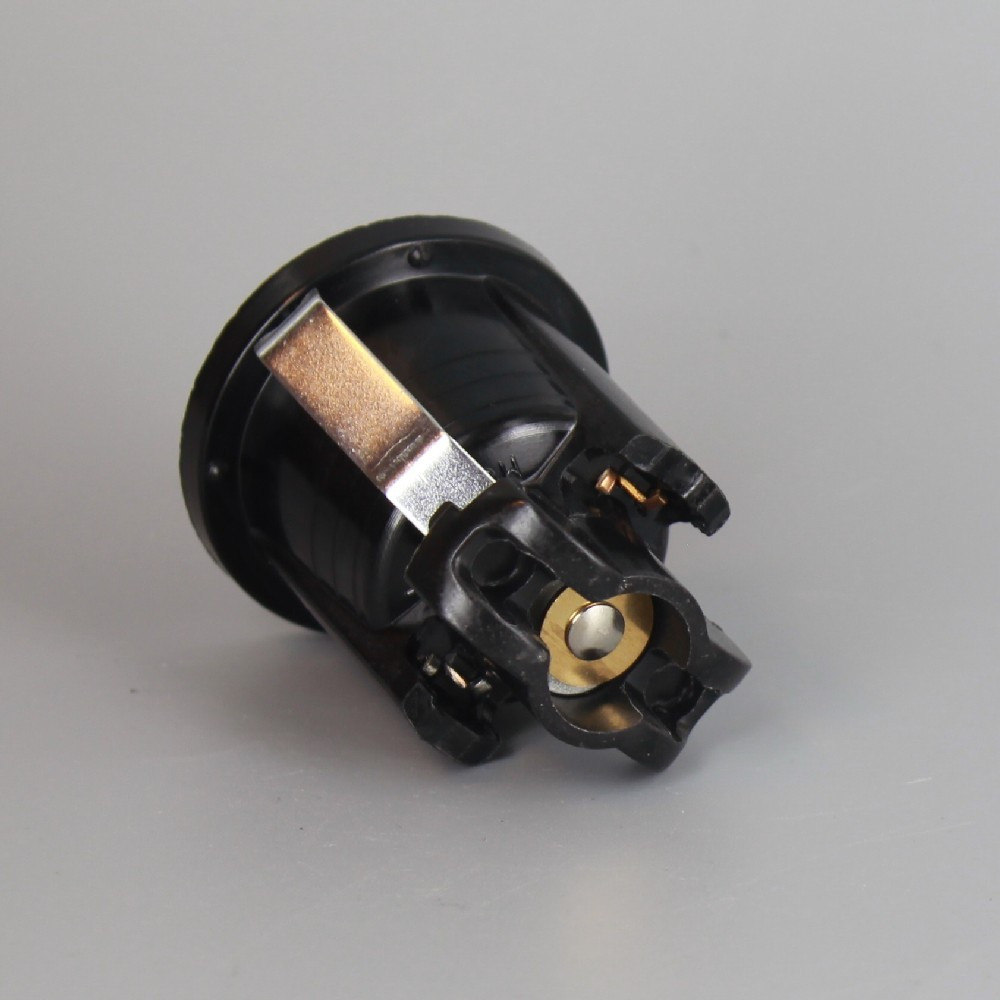 Black E-26 Base Weatherproof Phenolic Sign Socket with Snap In Mount ...