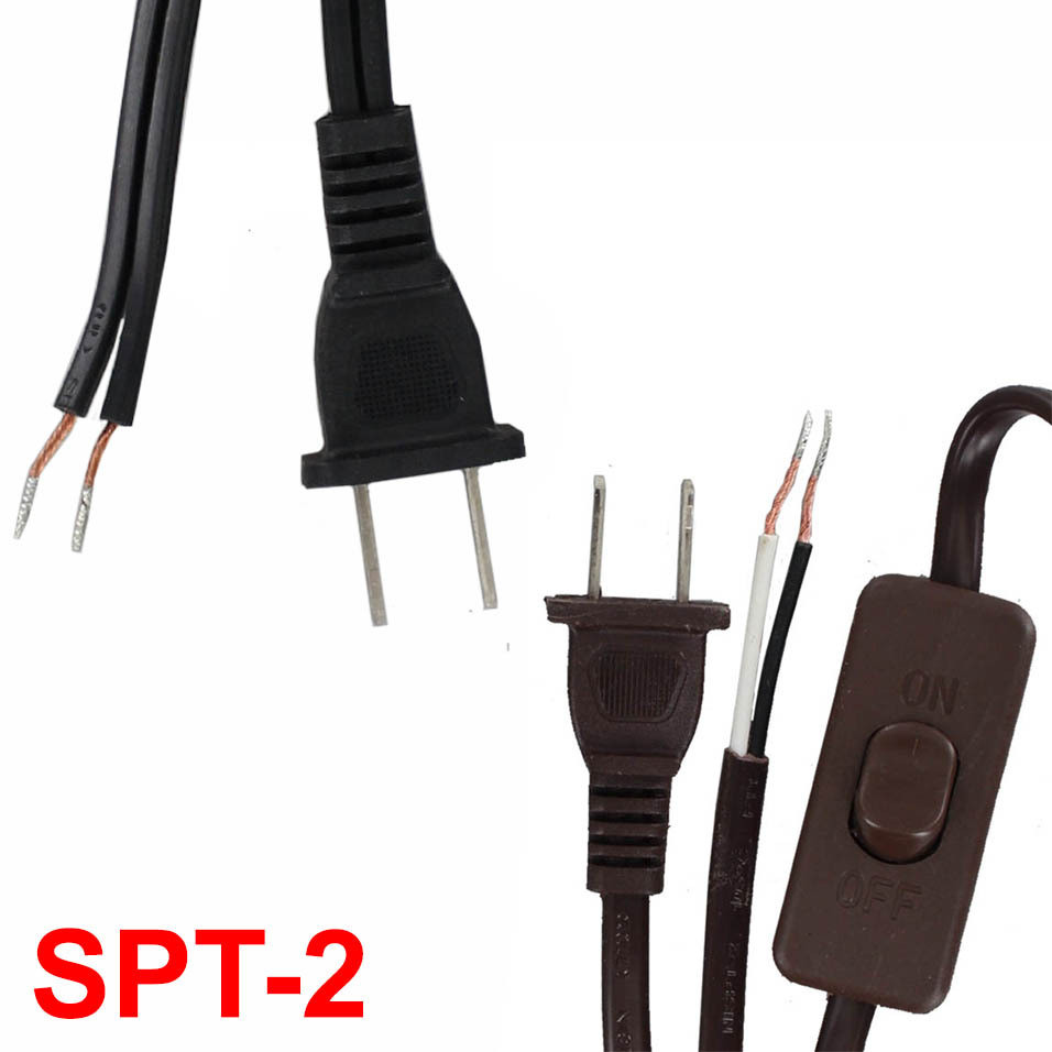 SPT Type Power Cords | Grand Brass Lamp Parts, LLC.