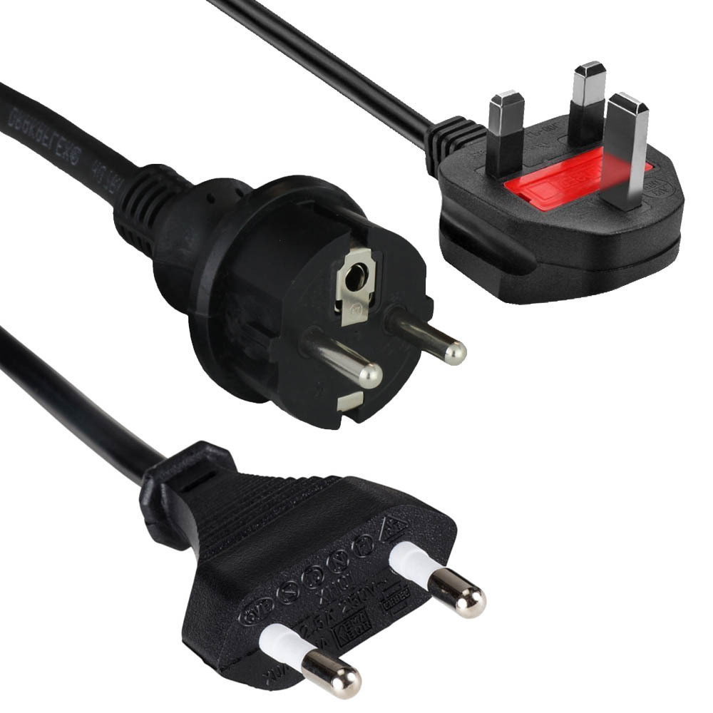 Wire Power Cords With Molded Plugs | Grand Brass Lamp Parts, LLC.