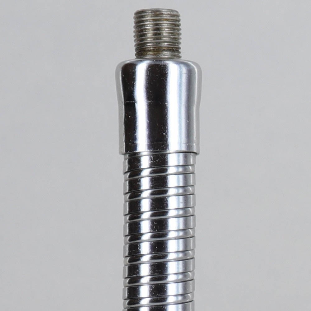 12in. Flexible 1/8ips Goose Neck Pipe - Nickel Plated Finish