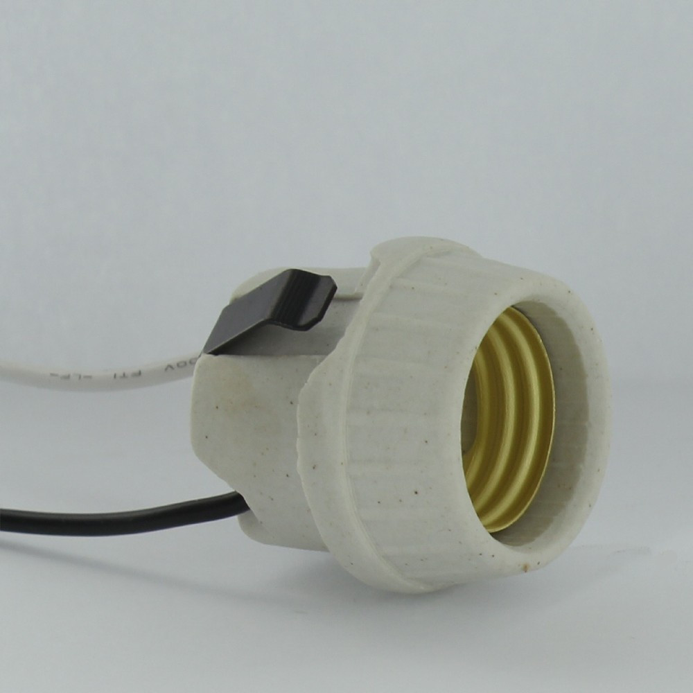 Snap-In E-26 Base Porcelain Lamp Sockets