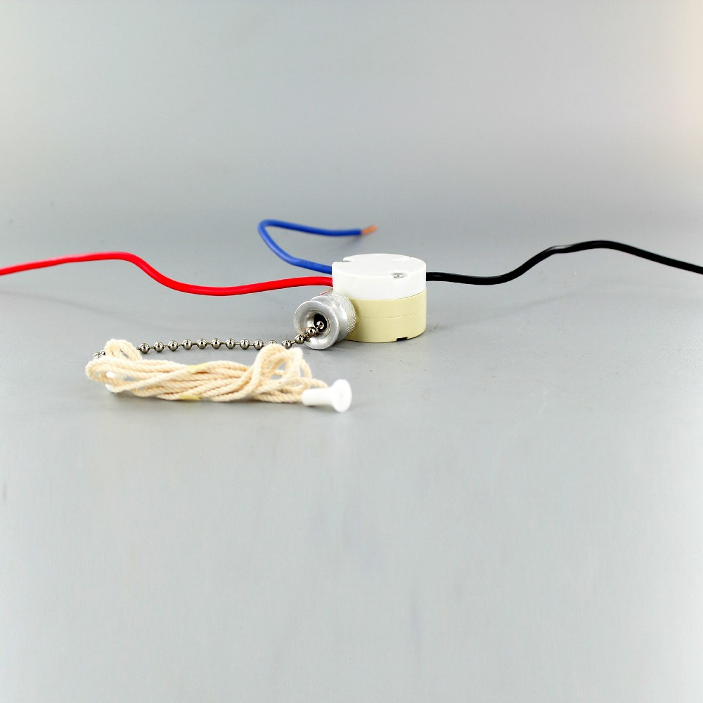 On-Off Pull Chain Switch with Metal Shell