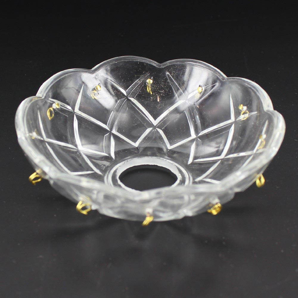 Crystal Bobeches | Grand Brass Lamp Parts, LLC.