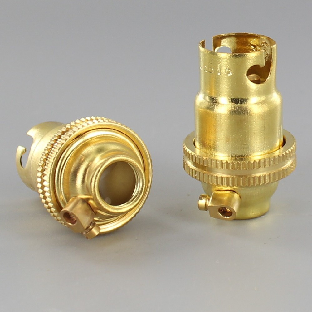 1/8ips Female Threaded Plain Bushing Cap - Unfinished Brass