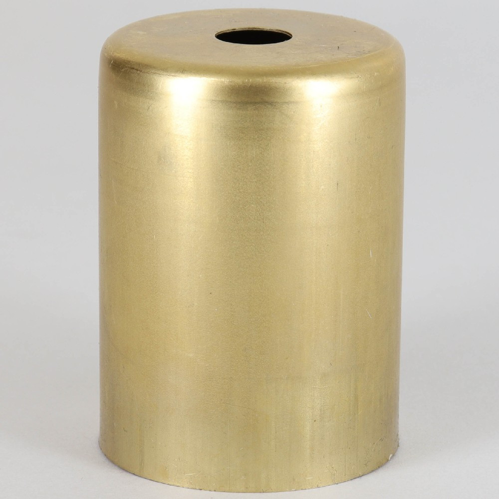 2-1/4in Tall Edison Lamp Socket Cup - Unfinished Brass