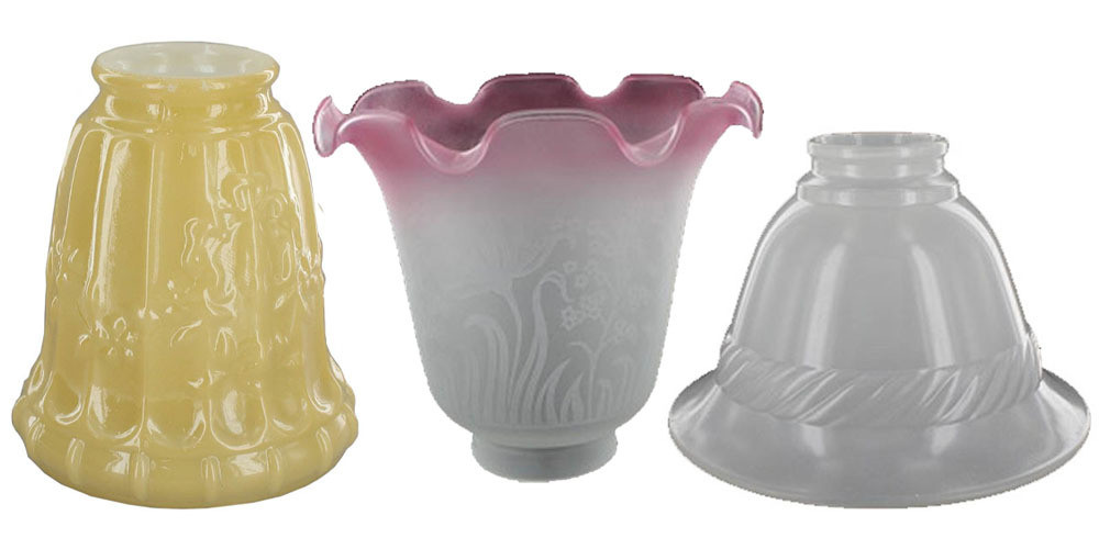 Glass Lamp Shades | Grand Brass Lamp Parts, LLC.