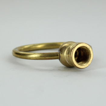 1/8ips Female Threaded 1-5/16in. Tall Solid Brass Loop