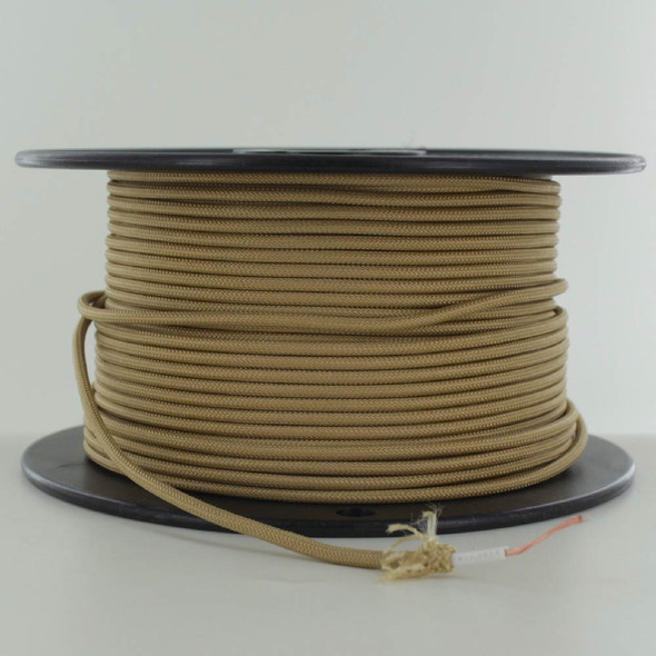 16/1 Black With White Tic Tracer Cloth Covered AWM Stranded Wire with ...