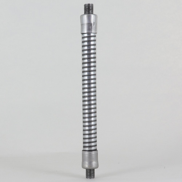 15in Flexible 1/8ips Goose Neck Pipe - Nickel Plated Finish