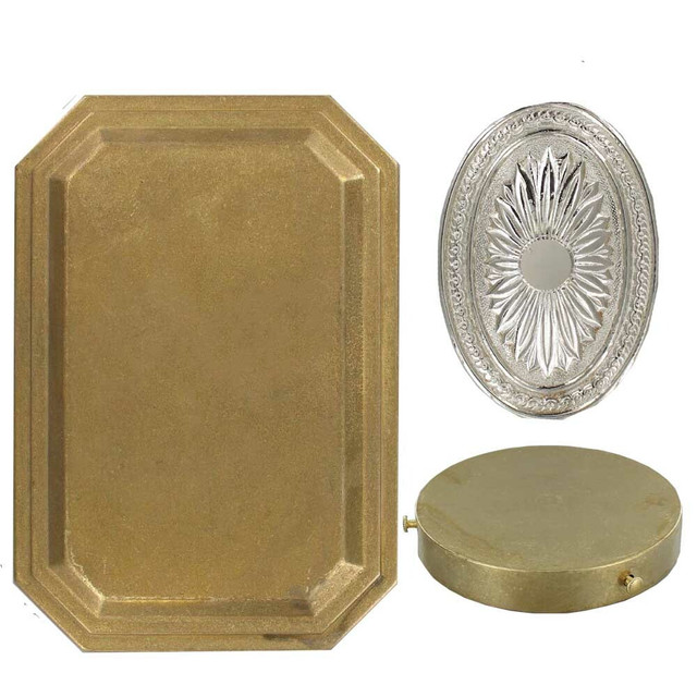 Back Plates - Sconce Plates | Grand Brass Lamp Parts, LLC.