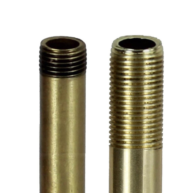 1/8ips Male Threaded Lamp Pipe | Grand Brass Lamp Parts, LLC.