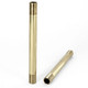 6 in. Long X 1/8ips Unfinished Brass Pipe Stem Threaded 1/2in Long on ...