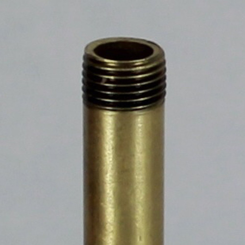 12in. Unfinished Brass Pipe with 1/8ips. Thread