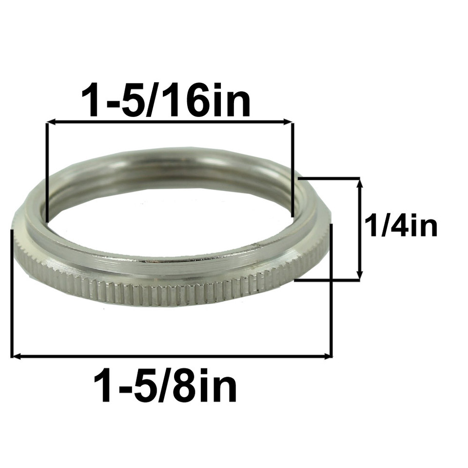 Black Finish Ring for Uno Threaded Sockets