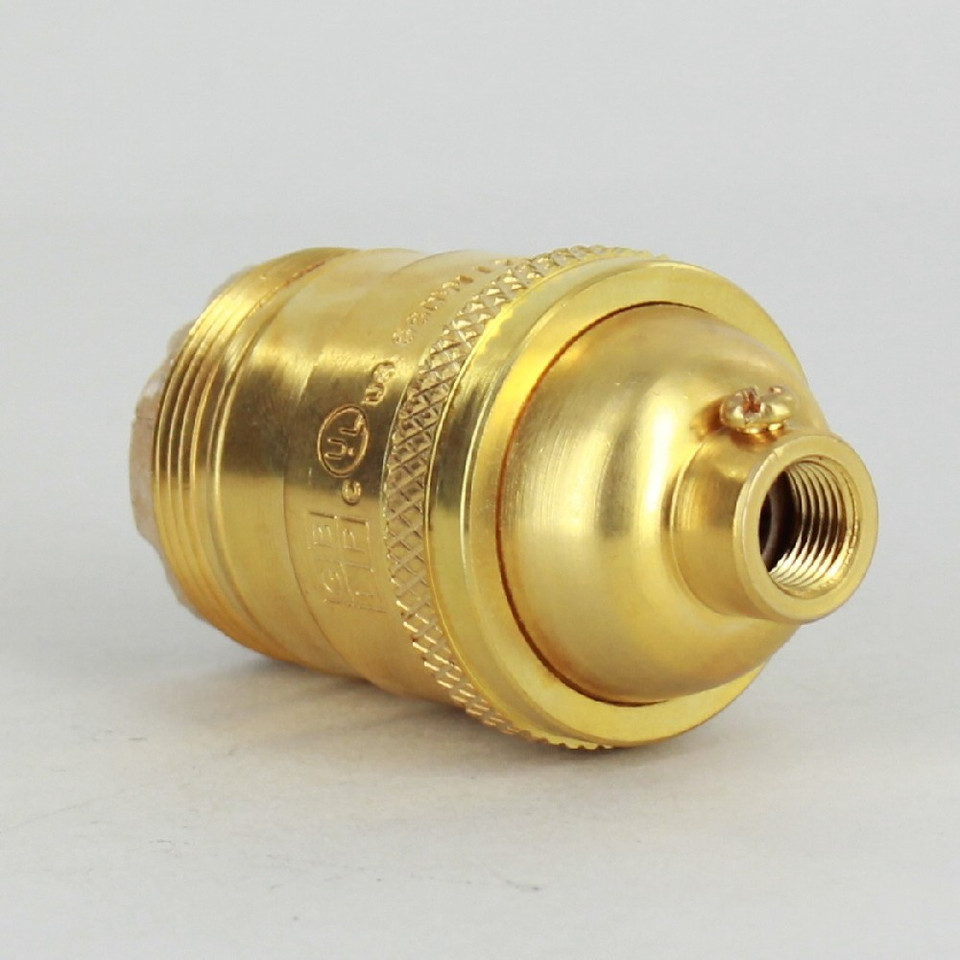 Unfinished Brass Ring for Uno Threaded Sockets