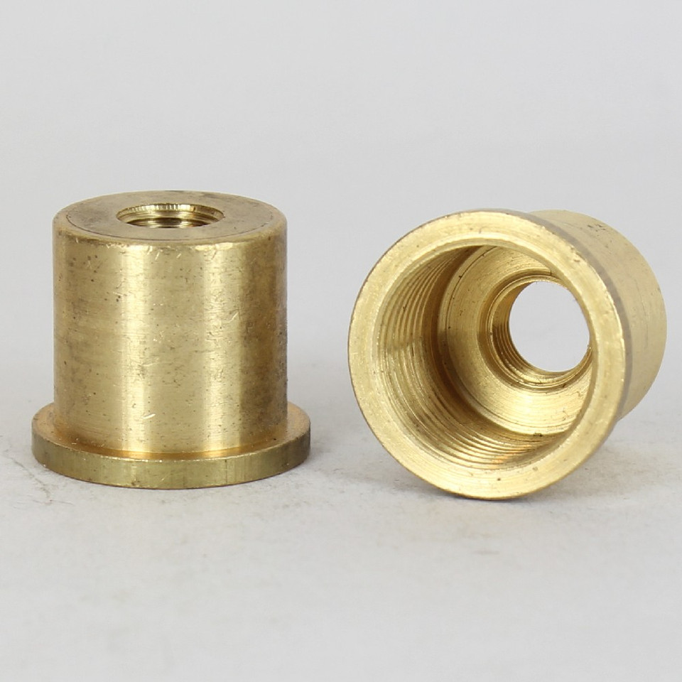 1/2ips.(NPS) X 1/8ips. Female Threaded Unfinished Brass Coupling with ...