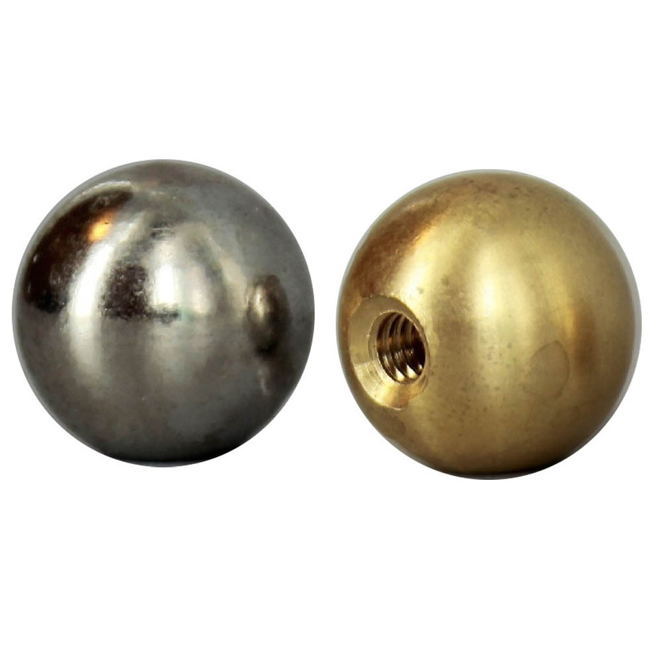 Solid Brass Turned Balls | Grand Brass Lamp Parts, LLC.
