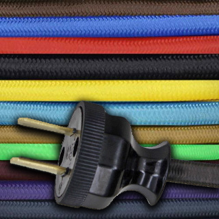 SPT-2 Type Solid Color Cord Sets | Grand Brass Lamp Parts, LLC.