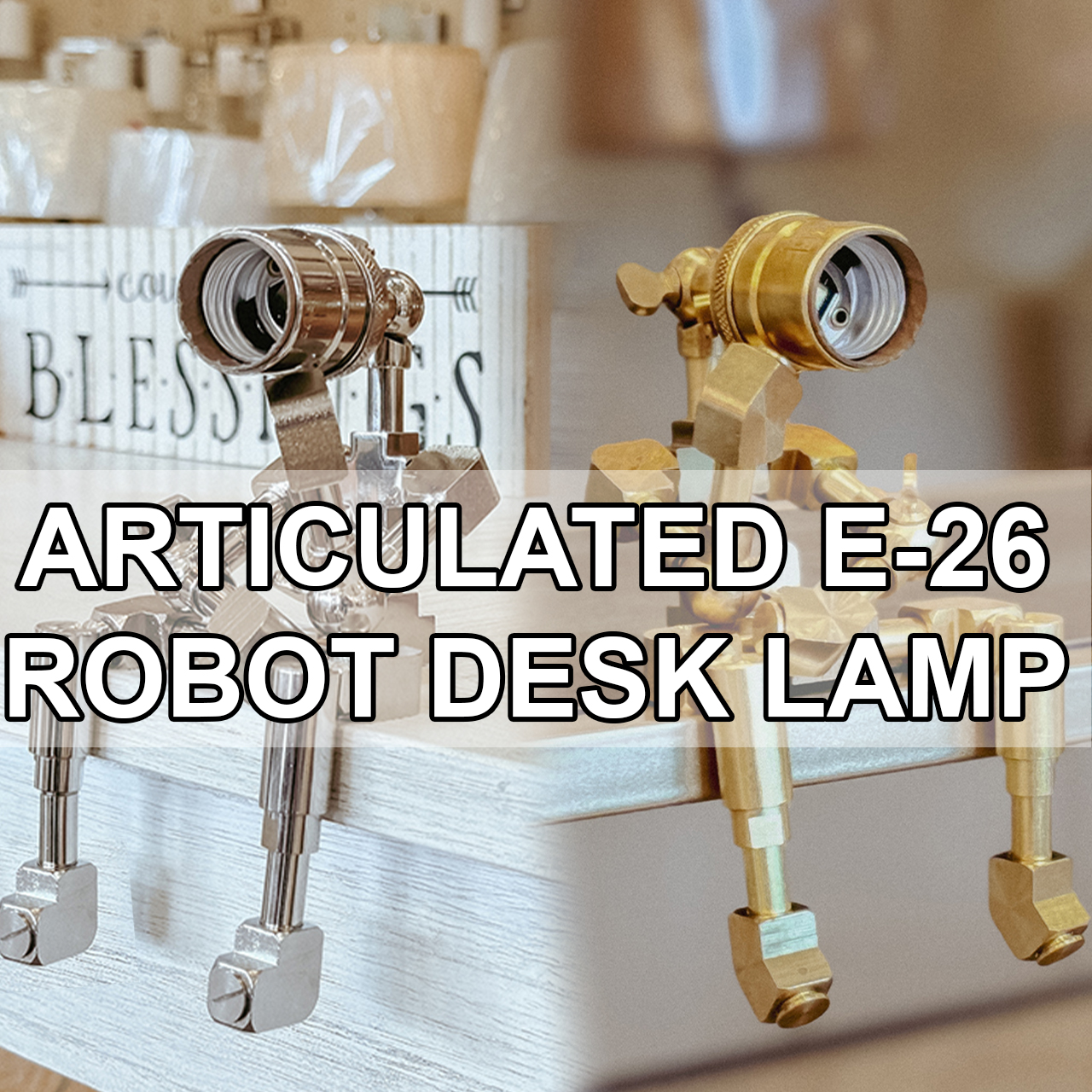The Articulated Robot E-26 Socket Desk Lamp: A Fusion of Functionality ...