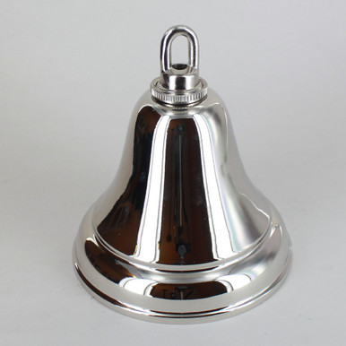 1-1/16in Center Hole - Deep Spun Bell Canopy Kit - Polished Nickel Finish